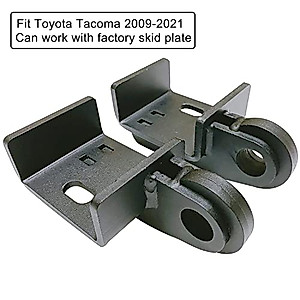 Fivepine Front Demon Tow Hook Bracket with 3/4 inch Shackles Fit for Toyota Tacoma 2009-2021 Demon Shackle Mount
