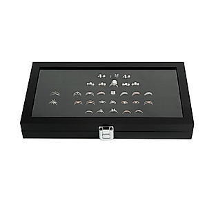 J JACKCUBE DESIGN Ring Organizer - Versatile Ring Display Case and Ring Case - Perfect for Storing and Showcasing Multiple Rings - Elegant Ring Jewelry Box and Storage Solution - MK248A