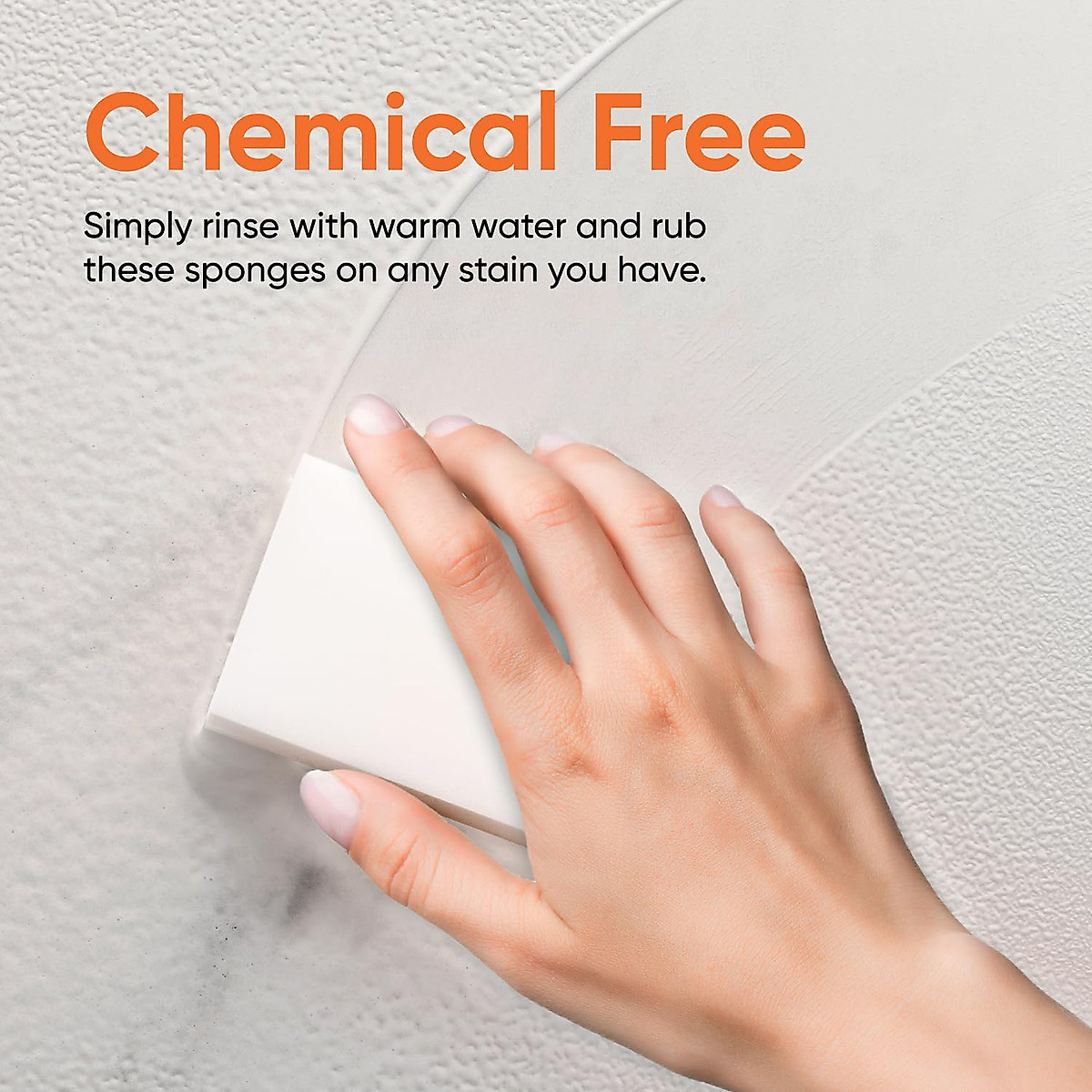 Superior Magic Eraser Sponge Cleaning Sponge for Floor, Wall, Melamine Sponge Furniture Removes Scuffmarks, Dirt, and Tough Stains, Pack of 8, by Superio