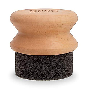 John Boos Butcher Block Oil & Cream Applicator, 1 count, Beechwood