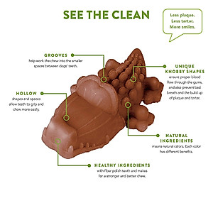 Whimzees 150 Pack of Alligators, Small, Dog Dental Chews