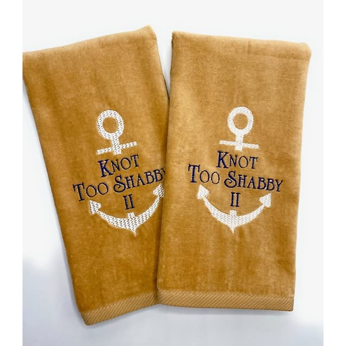 Personalized Nautical Hand Towel Set (2)