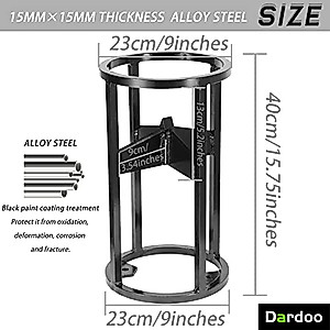 Dardoo Log Splitter Wood Splitter Firewood Splitter, 9" Manual Log Splitting With Square tube Made from Alloy Steel Point for Outdoor Indoor