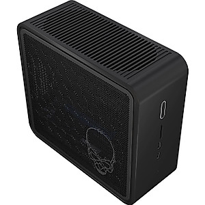 Intel NUC 9 NUC9i7QNX (Intel 6-Core i7-9750H, 64GB RAM, 2TB PCIe SSD, 2 x Thunderbolt, WiFi 6, HDMI, Win 10 Pro) Ghost Skull Canyon Extreme Gaming Box Elite Mini Tiny Business Desktop, 3-year warranty