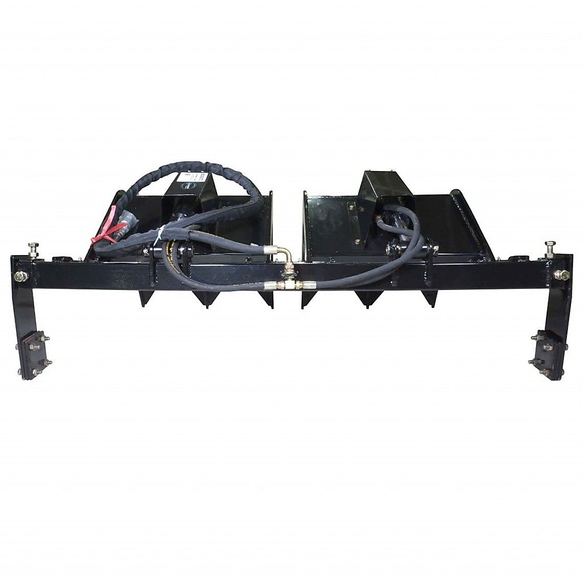 Titan Attachments Titan 72inches - 84inches Bolt-on Grapple Loader Bucket Attachment Adjustable 1/2inches Steel