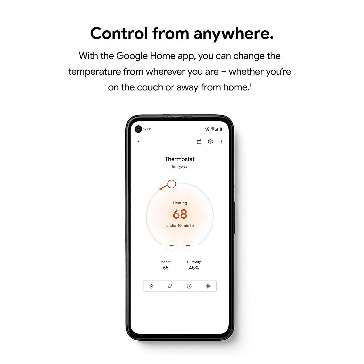 Google Nest Thermostat - Smart Thermostat for Home - Programmable WiFi Thermostat - Snow - GA01334-US Bundle with Matching Google Nest Thermostat Trim Kit Wall Mount Plate GA01837-US