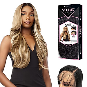 Sensationnel Vice Lace front wig - HD Transparent Lace Pre-plucked Hairline with Babyhair 5 Inch Deep Part - Vice Unit 14 (2), 18.3 ounces