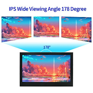 TFTcenter Portable Monitor 1080 IPS Screen USB Type C HDMI LCD Display for PC Laptop PS4 Switch Xbox Series X Gaming Monitor 14.0 Inch