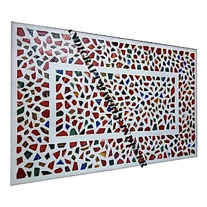 48" x 24" Inch White Marble Dining Table/Coffee Table Italian Pietra Dura Design Outdoor Indoor Table, Office Table, Conference Table