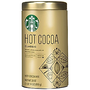 Starbucks Classic Hot Cocoa Mix, 30-Ounce Tin (Pack of 2)