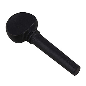Lovermusic Black Wooden Tuning Pegs,Tuning Pegs with Endpin Replacement Parts for Violin String