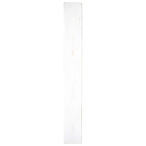 Flash Furniture HERCULES Series 9' x 40" Antique Rustic White Folding Farm Table and Four Bench Set