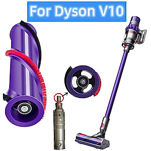 Roller Brush Replacement for Dyson V10 Cordless Vacuum Cleaner Part, Brushroll Roller Brush Bar Replacement Attachment Compatible with Dyson V10 (For Dyson V10)