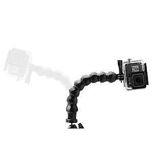 VIZEMO Jaws Clamp Mount Flex Gooseneck Mount Compatible with GoPro Hero 11, 10, 9, 8, 7, Max, Fusion, Hero (2018), 6, 5, 4, Session, 3+, 3, 2, 1, DJI Osmo, Xiaomi Yi Cameras