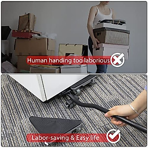 Insdawn Furniture Sliders Moving Dolly 3 Wheels Heavy Duty Furniture Movers Easy Furniture Lifter Mover Tool Set 4 Pack for Heavy Object 800LBs Load Capacity