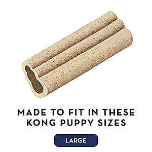 KONG - Puppy and Ziggies - Puppy Toys for Teething with Treats (Colors May Vary) - for Large Puppies