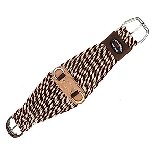 CHALLENGER 22 Horse Western 27 Strand Double Weave Two-Tone Mohair Roper Cinch 97RT05-22