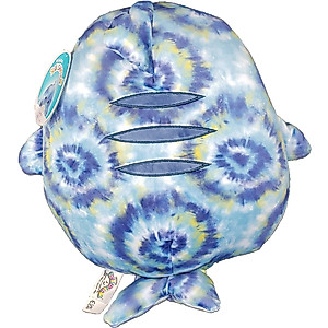 SQUISHMALLOW KellyToys - 8 Inch (20cm) - Luther The Blue Tie Dye Shark - Super Soft Plush Toy Animal Pillow Pal Buddy