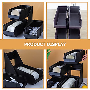 Zerodeko Coffee Station Organizer Tea Bag Caddy Bin Coffee Pods Holder Coffee Condiment Rack Holder for Countertop Coffee Bar Kitchen (Random Color)