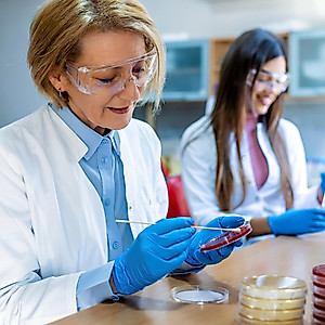 Garneck Set of Petri Dishes Pre-Filled with Agar - Ideal for Mushroom Cultivation Science Experiments & Projects Laboratory Essentials Child Stripe Specimen Collection 10pcs