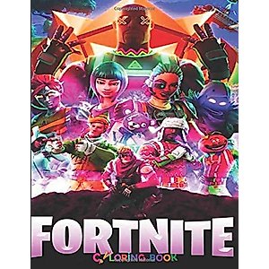 fortnite coloring book: +50 coloring pages for kids and Adults ,+50 Amazing Drawings : All Characters , Weapons & Other ( original design )