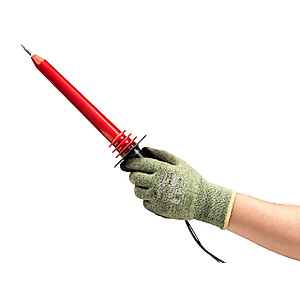 Ansell PowerFlex 80-813 DuPont Kevlar Special Purpose Glove with Knitwrist, Flame/Cut Resistance, Size 10 (Pack of 12 Pair)