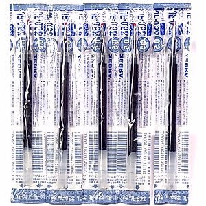 Zebra 0.5mm Blue Black Ink Refill (JF-0.5), for Zebra Sarasa Clip 0.5 Gel Ballpoint Pen(JJ15-FB), × 5 Pack/total 5 pcs (Japan Import) [Komainu-Dou Original Package]