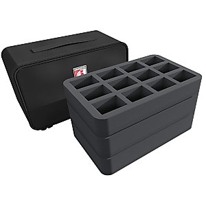 Feldherr Mini Plus Case Compatible with 44 Blood Bowl Miniatures - 2016 Edition