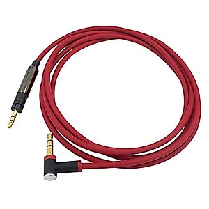 Meijunter (Red)Headphones Cable for Sennheiser Momentum On Ear/Over Ear/Over Ear 2.0,Replacement Upgrade Cable Cord Wire 1.4M
