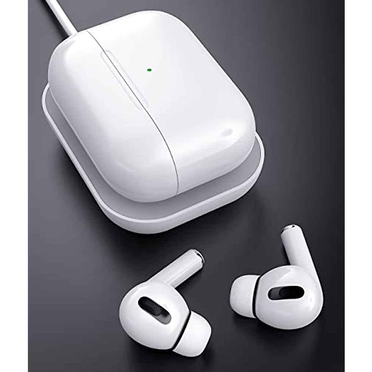 Galvanox Airpods Pro Charger - Wireless Charging Station for Apple Airpod Pro (Grey)