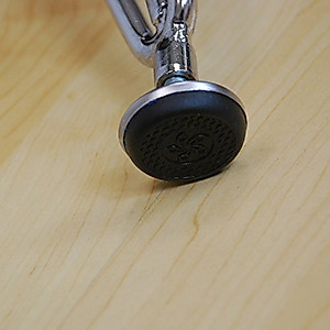 Ergo Furnishings Mid-Century Modern Eiffel Tower Café Table Wood Top, Black