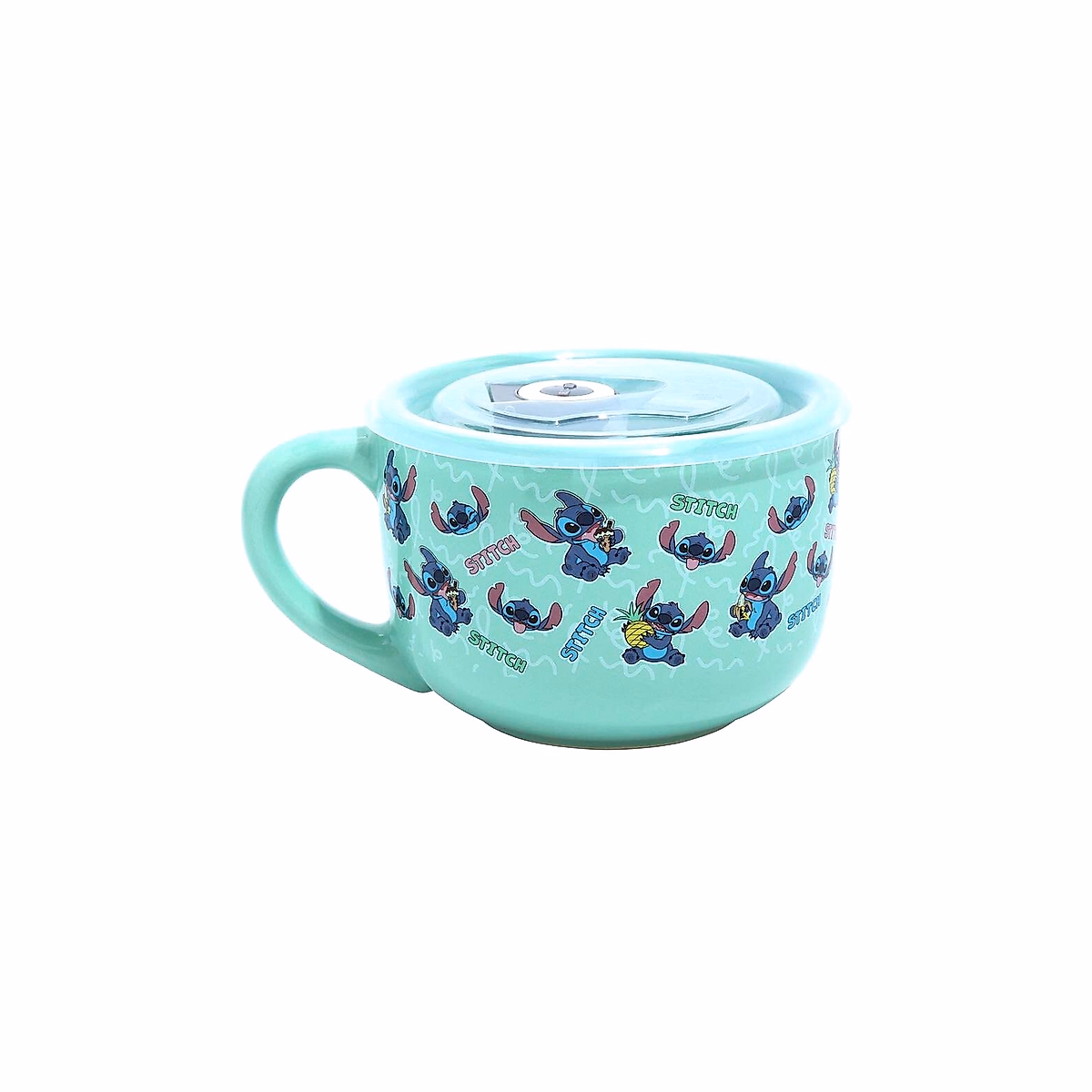 Hot Topic Disney Lilo & Stitch Soup Mug With Lid