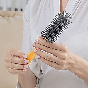 ZhenNian Silicone Baby Bottle Brush,Bottle Cleaner Brush, Long Water Bottle Brushes forBaby Bottle, Glass Water Bottles,Soprt Bottle,Cup,Removable Handle Cleaning Brush Perfect for Travel,Home…
