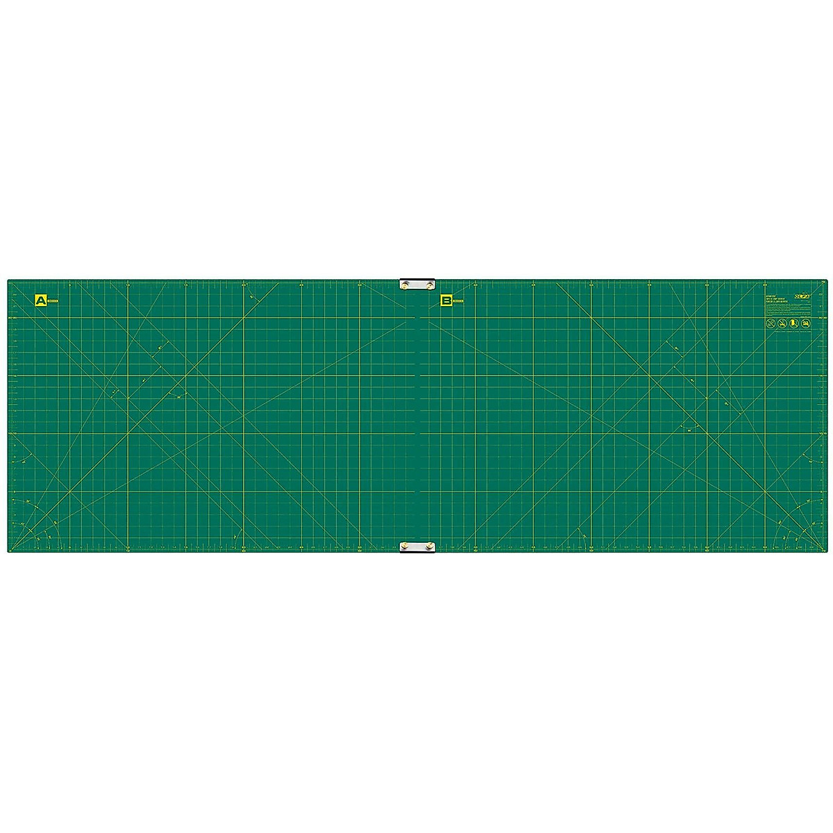 Olfa 23x70 Cutting mat, Green/White