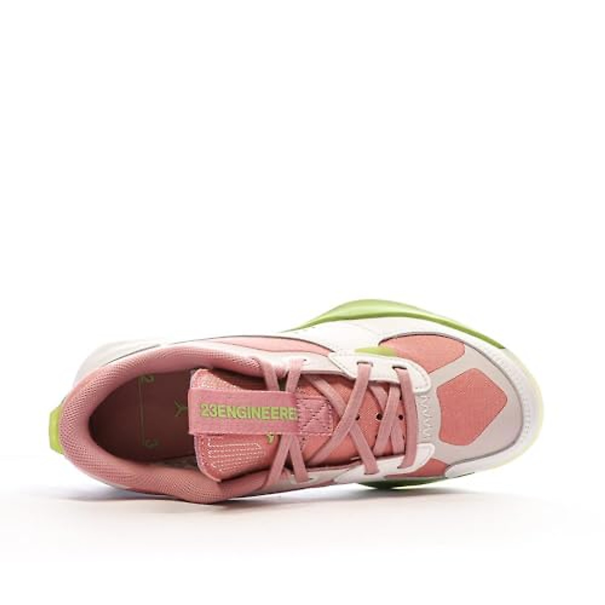 Nike Air 200E GS Girls Shoes Size 5.5, Color: White/Vivid Green/Elemental Pink