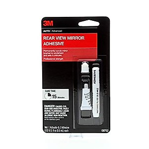 3M Rearview Mirror Adhesive, 08752, 0.02 fl oz