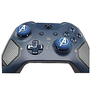Avengers Logo Controller Thumb Grips for PlayStation 3 4 5 XBox One XBox Series X Nintendo Switch Pro Controllers