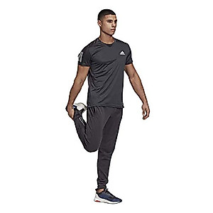 adidas Men's Own The Run Tee, Black, X-Large