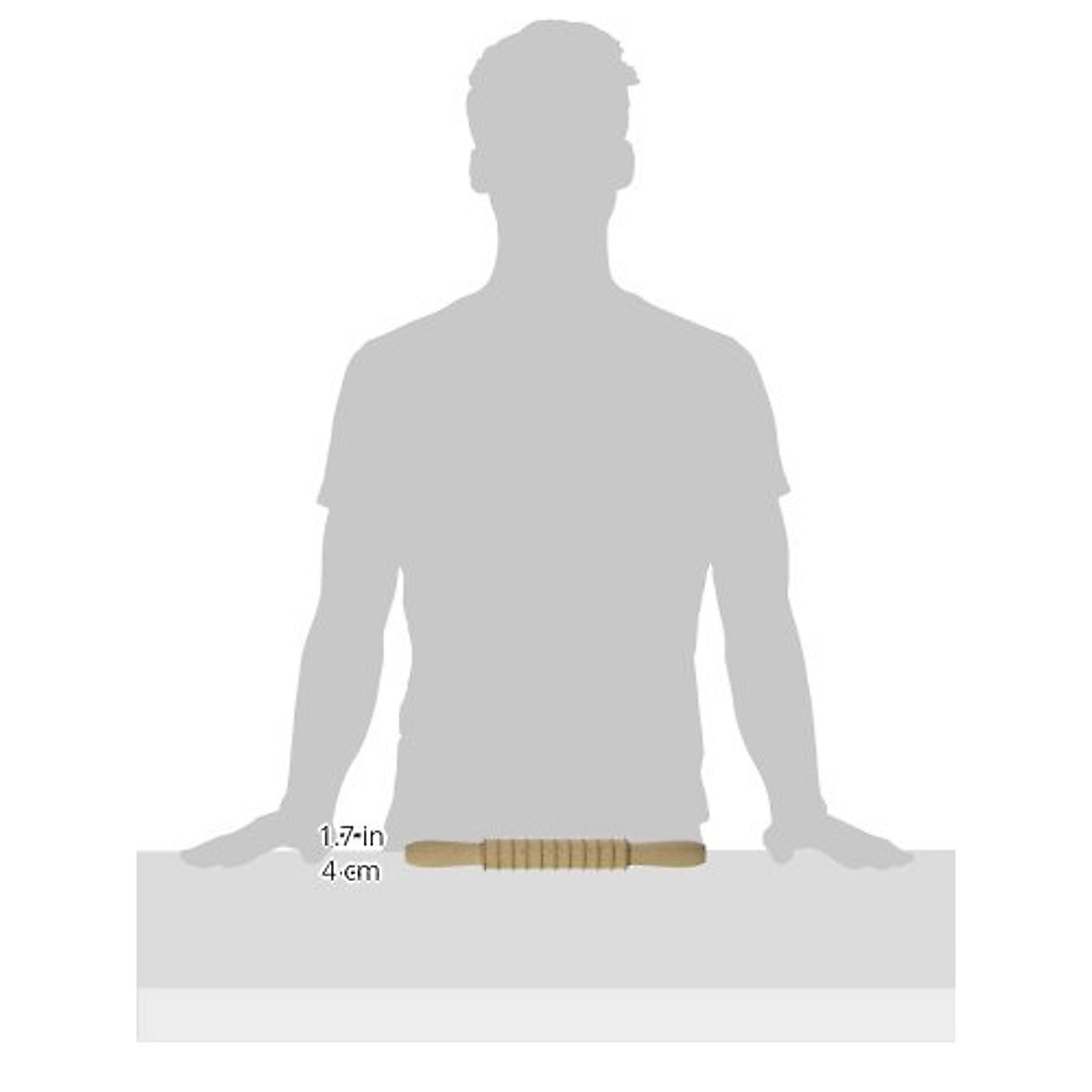 Eppicotispai Beechwood Pappardelle Cutter Rolling Pin