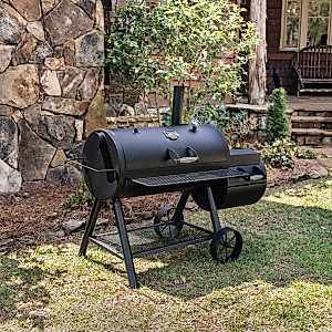 Oklahoma Joe's Longhorn Reverse Flow Smoker, Black