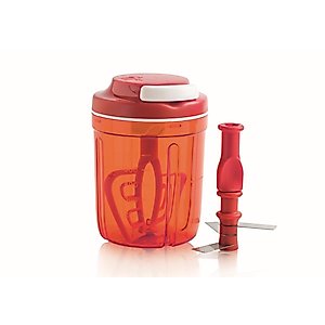 Tupperware Turbo Chef Herb Smart Chopper 730ml / 24.6 OZ (Red)