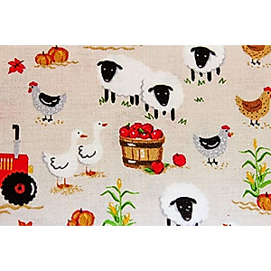 Fat Quarter Fabric Bundle; 100% Cotton; for Quilting, Sewing and Crafts (Autumn Farm (4))