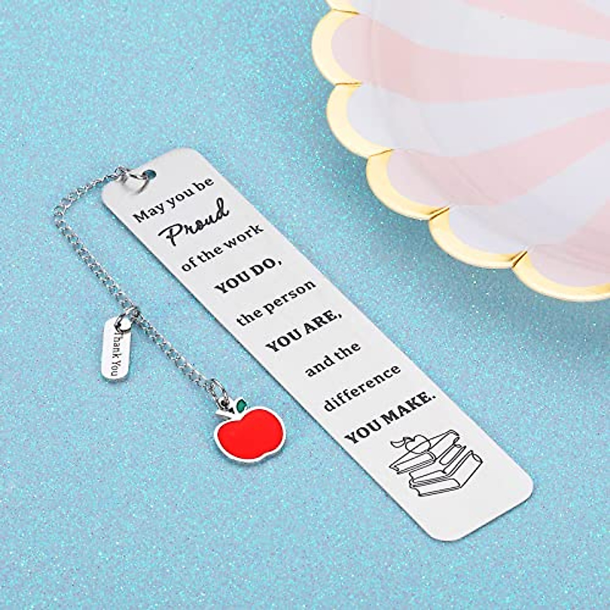 Teacher Appreciation Gifts for Women Men Teacher Appreciation Gifts in Bulk Thank You Gifts for Teachers Bookmark for Principles Teacher Gifts from Students Graduation Retirement Gifts for Teachers