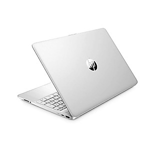 HP Premium 15-Inch HD 256GB SSD 2.4GHz AMD Athlon Gold Processor Non Touch Laptop (4GB RAM, AMD Radeon Graphics, Webcam, USB-C, HDMI, SD Card Reader, Windows 10 Home S) Natural Silver, 15-ef1040nr