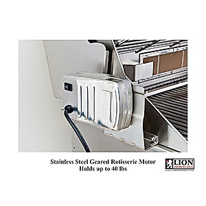 Lion Premium Grills 40-Inch Liquid Propane Grill L90000 with Made in USA BOB 30" Double Door Exclusive Best of Backyard Gourmet Package