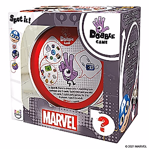 Zygomatic Spot It! Marvel Emojis - Marvel Super Heroes Family Card Game for Superhero Fun! Fast-Paced Matching Game for Kids and Adults, Ages 6+, 2-8 Players, 15 Minute Playtime, Made