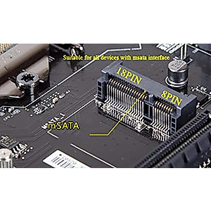 Dogfish SSD Msata 64GB Internal Solid State Drive Mini Sata Disk Drive High Performance Hard Drive for Desktop Laptop Notebook(MSATA, 64GB)