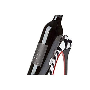 KitchInnovations High Heel Wine Bottle Holder - Four Attactive Style Variations Available (Zebra)