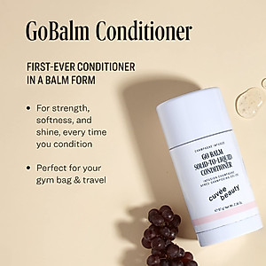 CUVÉE BEAUTY GoBalm Conditioner - 2.36 oz - Solid-to-Liquid Conditioner - Hydrates & Moisturizes Hair - Leak Free, TSA Approved