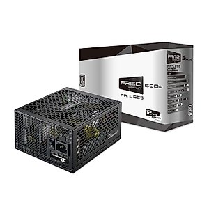Seasonic PRIME 600 Titanium SSR-600TL 600W 80+ Titanium ATX12V & EPS12V Fanless Super Quiet 12 Year Warranty Power Supply